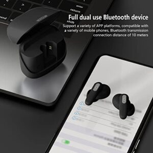 Lanhui Touch-Control Wireless Earbuds,Bluetooth 5.0 Headphones Sports Work Earbuds Wireless Headphones with Noise-Cancelling