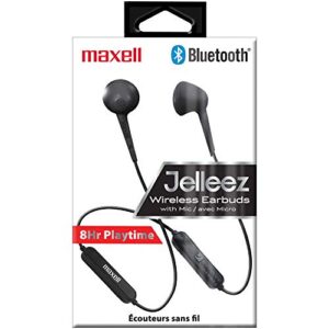 Maxell Jelleez Earbuds, Black