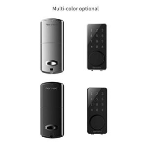 Smart Lock, NexTrend Electronic Deadbolt Door Lock, Bluetooth Keyless Entry, Touchscreen Keypad, Mechanical Keys Enabled Remote Share, Auto Lock for Home, Hotel, Apartment, Silver