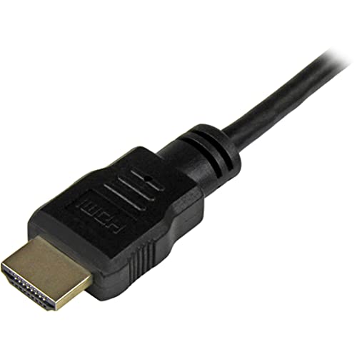 StarTech.com 1 ft High Speed HDMI Cable with Ethernet - HDMI to HDMI Mini- M/M (HDMIACMM1),Black