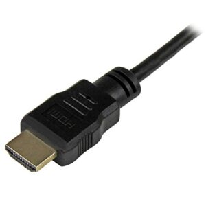 StarTech.com 1 ft High Speed HDMI Cable with Ethernet - HDMI to HDMI Mini- M/M (HDMIACMM1),Black