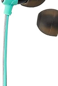 JBL Reflect Mini In-Ear Headphones 3.5mm Stereo Wired Sweatproof Earbud with 1 Button Remote and Mic, Teal