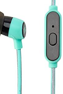 JBL Reflect Mini In-Ear Headphones 3.5mm Stereo Wired Sweatproof Earbud with 1 Button Remote and Mic, Teal