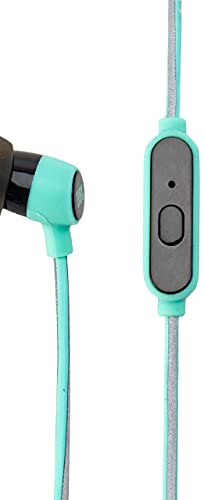 JBL Reflect Mini In-Ear Headphones 3.5mm Stereo Wired Sweatproof Earbud with 1 Button Remote and Mic, Teal