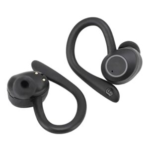 EBTOOLS Bluetooth Earphone,Waterproof Stereo Noise Cancelling Wireless Earbuds with Mic Earhook,Automatically Pair,Headphone for Driving Sports Travel(Black)