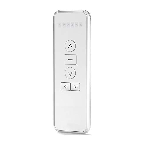 Sortfle AC123-06 6 Channel Wireless RF433.92 Controller Transmitter Remote, Working for Electric Blinds