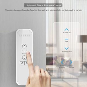 Sortfle AC123-06 6 Channel Wireless RF433.92 Controller Transmitter Remote, Working for Electric Blinds