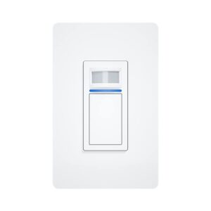 smart motion sensor light switch, milfra pir occupancy sensor switch single pole 2.4ghz wi-fi light switch compatible with alexa and google assistant (1)