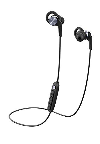 1MORE Vi React In-Ear Headphones Powered by Vi, Bluetooth Sport Wireless Earphones with AAC, IPX6 Waterproof, Lightweight, Secure Fit - Space Gray, 52