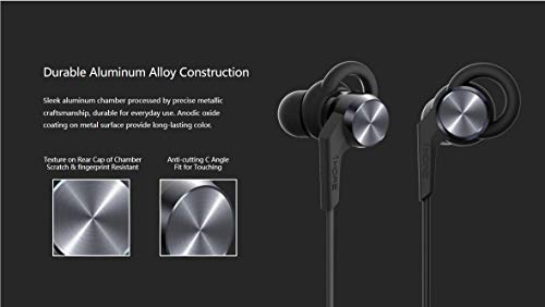 1MORE Vi React In-Ear Headphones Powered by Vi, Bluetooth Sport Wireless Earphones with AAC, IPX6 Waterproof, Lightweight, Secure Fit - Space Gray, 52