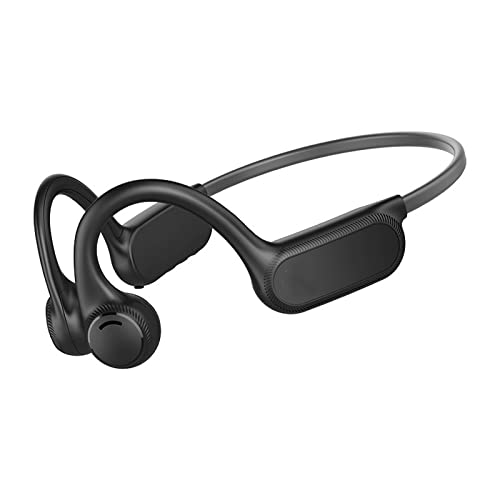 ASRIZE Conduction Swimming Headph s Wireless Bluetooth 5.0 Headset, IPX8 Waterproof Swimming MP3 Player Earph with 16GB Memory, Open-Ear Sport Bluetooth Headph for Running Diving SPA Gray