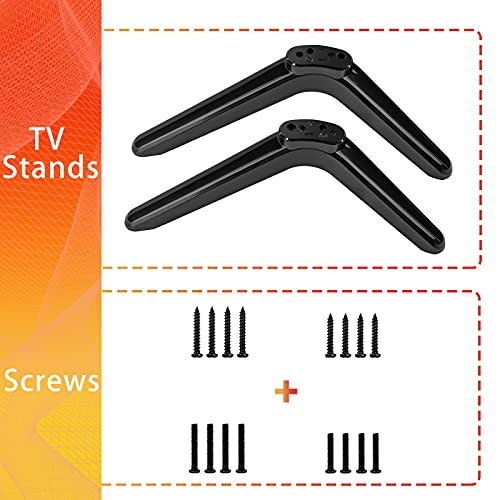 Base Stand for Onn TV 100005843, TV Stand Base, TV Stand Legs Compatible with ONN 50 inch Class 4K(2160P) UHD HDR10 Roku Smart LED TV, Stable and Safe