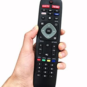 Universal Remote Control for Philips Android Smart LCD LED 4K TV 65PFL5504/F7 50PFL5604/F7 65PFL5766/F7 55PFL5704/F7 75PFL5604/F7 47PFL6704D/F7