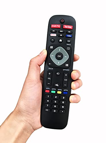 Universal Remote Control for Philips Android Smart LCD LED 4K TV 65PFL5504/F7 50PFL5604/F7 65PFL5766/F7 55PFL5704/F7 75PFL5604/F7 47PFL6704D/F7