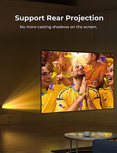 Video Projection Screen, Outdoor Projector Screen 120 inch 16:9 4K HD Foldable & Portable Outdoor Projection Screen, Support Front & Rear Projection for Home Theater Camping Backyard Movies