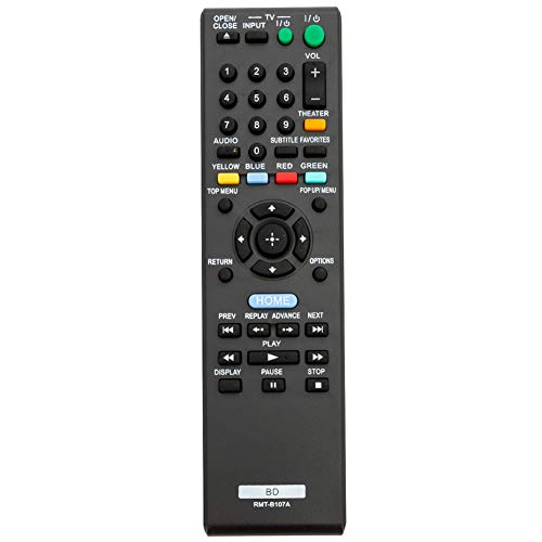 New Replacement Remote Control RMT-B107A RMTB107A fit for Sony Blu-ray Disc DVD Player BDP-BX37 BDP-S370 BDP-S373 45CS BDP-BX57 BDP-S570 BDP-S270 BDP-S470 BDP-S1700ES BDP-S770