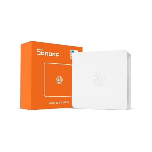 Sonoff SNZB-01 Zigbee Wireless Switch, Supports To Create Smart Scenes, Trigger The Connected Devices on Ewelink APP With Three Control Options,Sonoff ZigBee Bridge Required.(Battery Is Not Included)