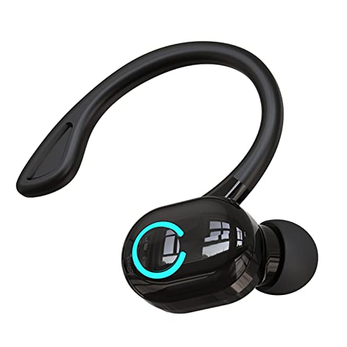 WskLinft 1 Pair Earphone Phone Call Long Endurance in-Ear Bluetooth-Compatible 5.2 Sports Headset Speaker Accessories Black