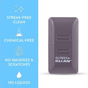 Carbon Klean ScreenKlean Tablet Screen Cleaner - Efficient and Durable Carbon Microfiber Technology Electroplated Silver