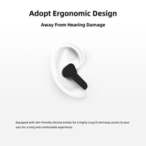 Heart Rate Monitoring TWS Earbuds Ergonomically Designed Health Earphones Bluetooth 5.2 Stable Connection Sport Wireless in-Ear Headphones, 23H Wireless Charing Case, ENC Clear Call, IPX3 Waterproof