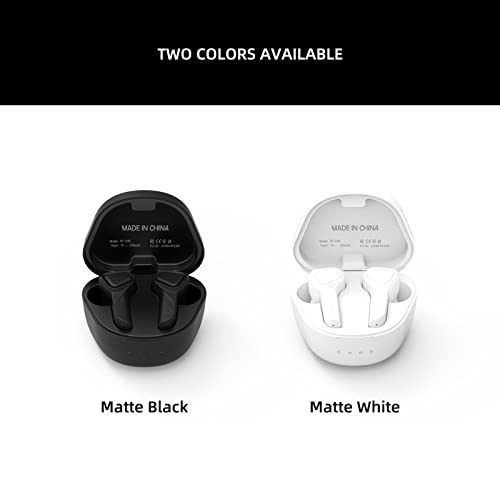 Heart Rate Monitoring TWS Earbuds Ergonomically Designed Health Earphones Bluetooth 5.2 Stable Connection Sport Wireless in-Ear Headphones, 23H Wireless Charing Case, ENC Clear Call, IPX3 Waterproof