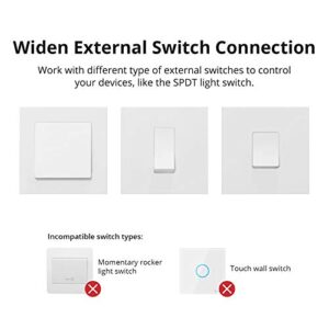 SONOFF ZBMINI ZigBee Mini Smart Light Switch(2 Way), Compatible with Alexa, SmartThings Hub, Google Home & SONOFF ZBBridge, ZigBee 3.0 Hub Required, Neutral Wire Required 4-Pack