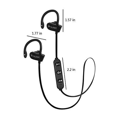 BZPIZ Bluetooth Headphones Earbuds Wireless Earbuds Bluetooth 4.2 Waterproof Sports Earphones with Microphone for Calls