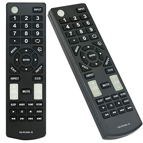 New Remote Control NS-RC4NA-16 for Insignia TV NS-19D220MX16 NS19D220MX16 NS-19D220NA16 NS19D220NA16 NS-24D220MX16 NS24D220MX16