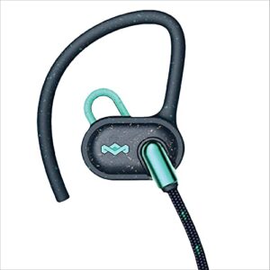 House of Marley Uprise: Wireless Earphones with Microphone, Bluetooth Connectivity, 8 Hours of Playtime, and Sustainable Materials (Teal)