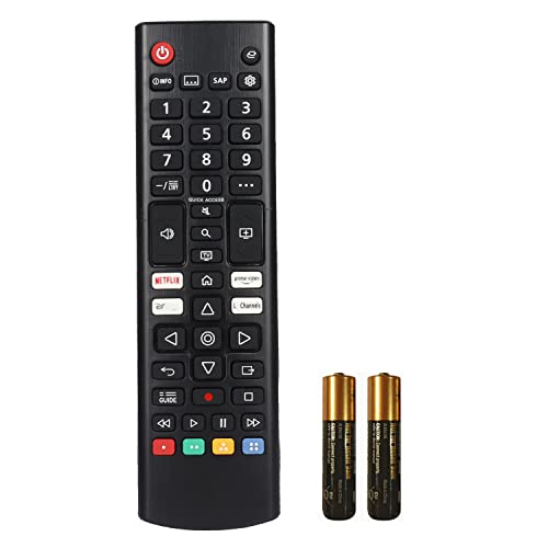 AKB76037601 Universal Remote Control Compatible with LG LED OLED LCD Smart TV, 4K 8K UHD HDTV Smart TV, webOS NanoCell QNED Smart TV with Netflix and Prime Video Keys [ with Batteries ]