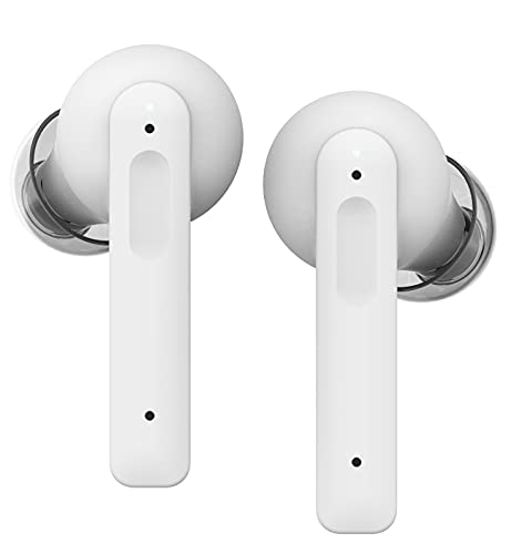 T-Sound Wireless Elite Noise Cancelling Earbuds, 5.5H Listening Time, Bluetooth 5.0 Touch Control Headset, White (TS02311)