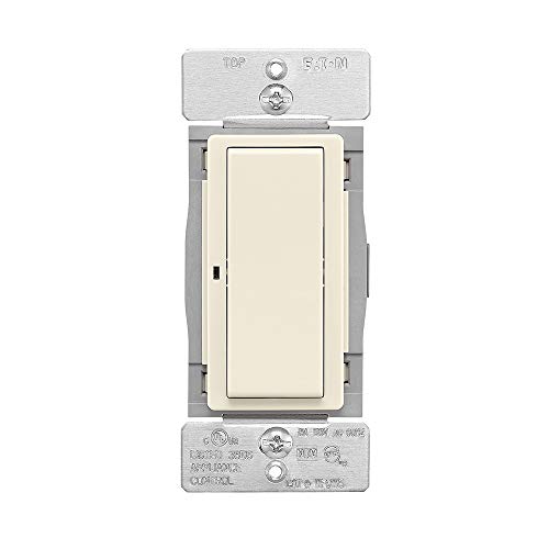 Eaton WFSW15-LA-SP-L Wi-Fi Smart Switch Works with Alexa, Light Almond – A Certified for Humans Device