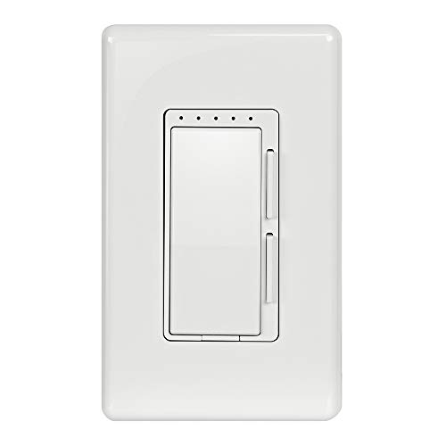 Feit Electric DIM/WiFi Neutral Wire Required for Installation, Compatible with Amazon Alexa and Google Assistant, Smart Dimmer Light Switch, White, Model:DIM/WiFi