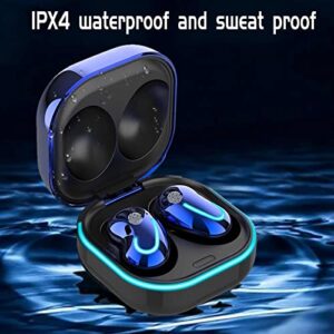 Wireless Earbuds Bluetooth 5.1 Headphones, Ipx4 Waterproof Premium Stereo Sound Earphones, in-Ear Touch Control Headset Built-in Mic for Sport