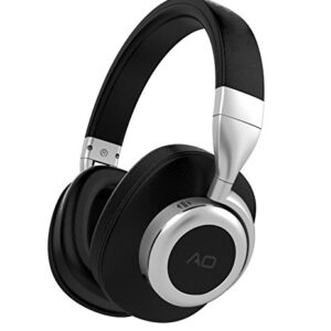 AO Bluetooth Headphones Wireless with Active Noise Cancelling Technology (Updated) - M6 (Black)