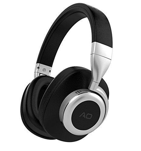 AO Bluetooth Headphones Wireless with Active Noise Cancelling Technology (Updated) - M6 (Black)