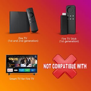 Voice Replacement (3rd Gen) TV Remote Controls, Requires Compatible with Fire TV Stick /4K/Max/Lite/Cube