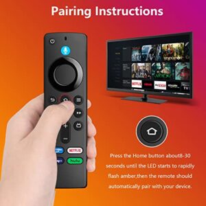 Voice Replacement (3rd Gen) TV Remote Controls, Requires Compatible with Fire TV Stick /4K/Max/Lite/Cube