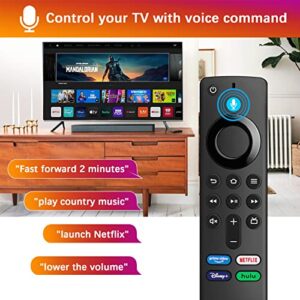 Voice Replacement (3rd Gen) TV Remote Controls, Requires Compatible with Fire TV Stick /4K/Max/Lite/Cube