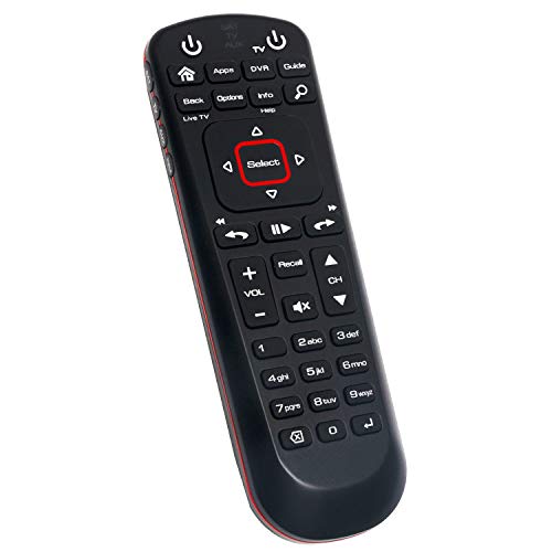 New Network 52.0 Replacement Remote Control Compatible with Dish Network with 3 Modes SAT TV AUX