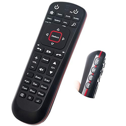 New Network 52.0 Replacement Remote Control Compatible with Dish Network with 3 Modes SAT TV AUX