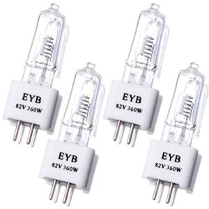 wadoy eyb 82v 360w projector bulb 4 pack rse-57 compatible with apollo 15000 15002 15009 a1004 a1005 al1004 al1005 overhead projector bi-pin based stage & t3.5 bulb