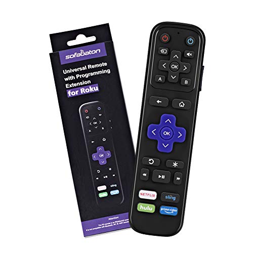 SofaBaton R2 Universal Remote for IR Devices, Replacement for Roku Remote Control,13 Extra IR Learning Power Volume/Mute/Button for TVs/Blu-ray/DVD/Cable/Satellite (Not Support WiFi/Bluetooth/RF)