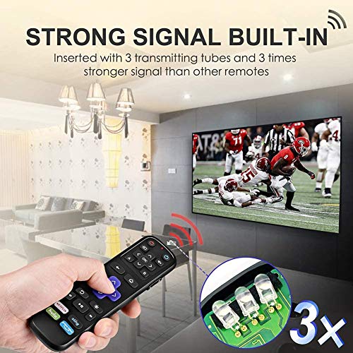 SofaBaton R2 Universal Remote for IR Devices, Replacement for Roku Remote Control,13 Extra IR Learning Power Volume/Mute/Button for TVs/Blu-ray/DVD/Cable/Satellite (Not Support WiFi/Bluetooth/RF)