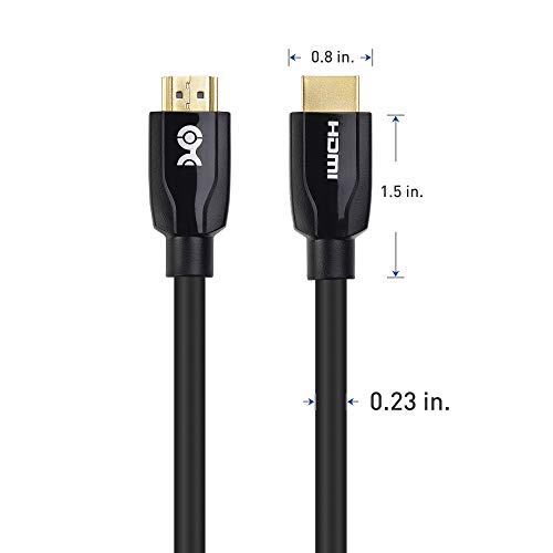 Cable Matters [Premium Certified] HDMI to HDMI Cable 6 ft (Premium HDMI Cable) with 4K HDR Support in Black