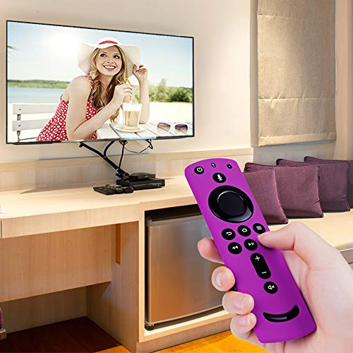 Remote Cover for Fire TV Stick 4K, Silicone Remote case for Fire TV Cube/Fire TV(3rd Gen)/All-New 2nd Gen Alexa Voice Remote Control, Lightweight Anti-Slip Shockproof (4 Pack, Multicolor B)