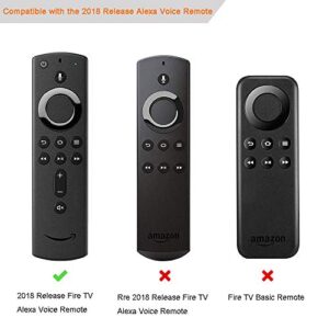 Remote Cover for Fire TV Stick 4K, Silicone Remote case for Fire TV Cube/Fire TV(3rd Gen)/All-New 2nd Gen Alexa Voice Remote Control, Lightweight Anti-Slip Shockproof (4 Pack, Multicolor B)