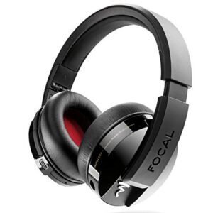 focal listen wireless over-ear headphones with microphone (black)