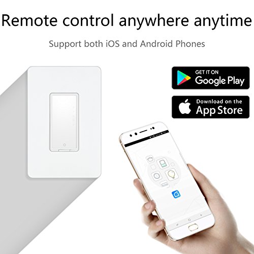 3 Way Smart Switch by Martin Jerry, Compatible with Alexa, Smart Home Devices Works with Google Home, 2.4G WiFi, No Hub, Works with Traditional 3-Way 4-Way Light Switch