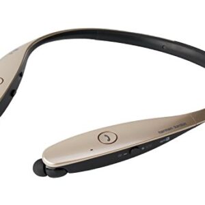 LG Electronics Tone Infinim HBS-900 Bluetooth Wireless Stereo Headset- Retail Packaging - Gold